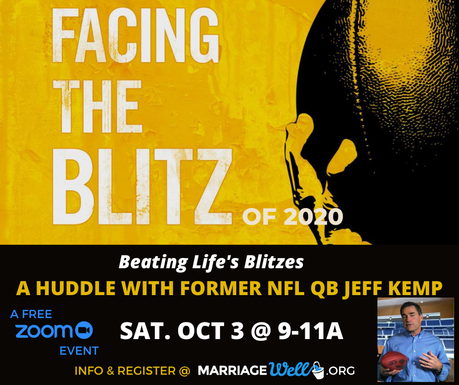 Facing The Blitz of 2020 – A Men’s Zoom eventMarriageWell